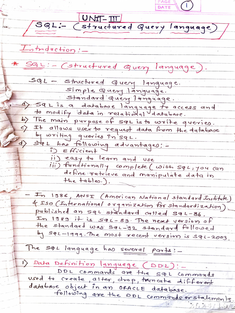 DBMS 3rd Chapter | PDF