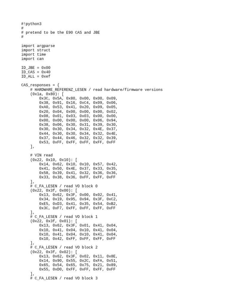 CAS_JBE_emulator | PDF | Computing | Computer Programming