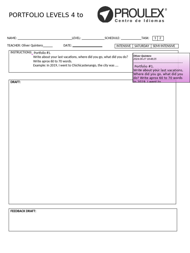 Portfolio Levels 4 To 12 | PDF