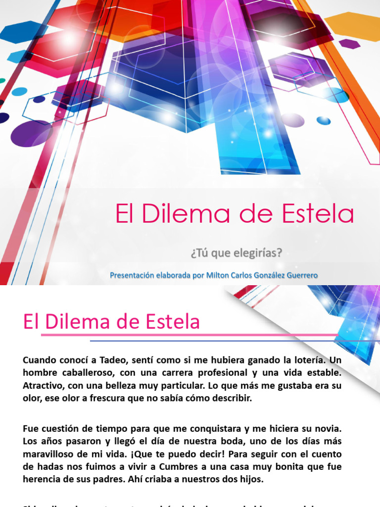 012 El Dilema de Estela | PDF