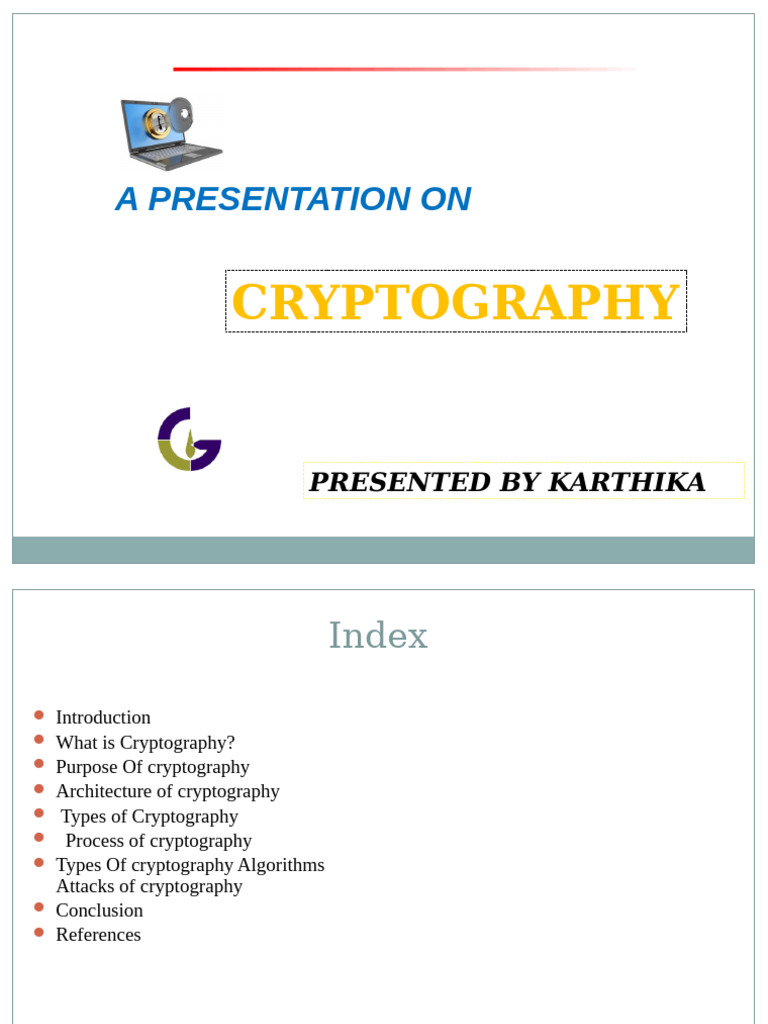 Csecryptographyppt 1701271241339 | PDF | Cryptography | Key (Cryptography)