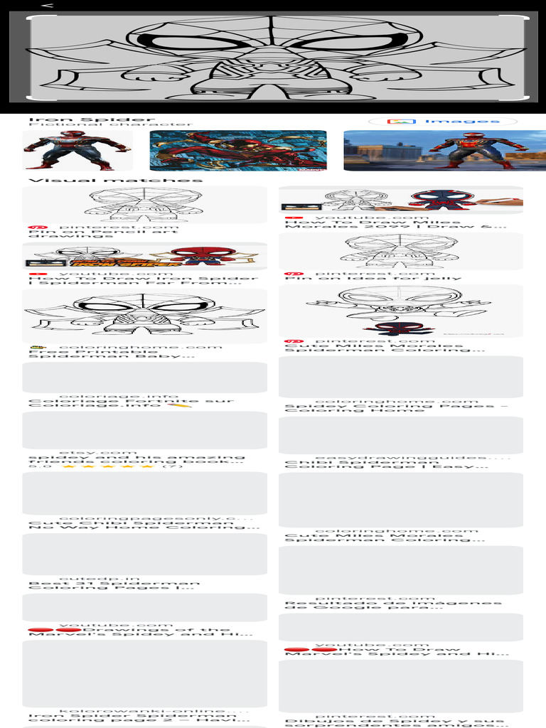 Iron Spider Sheets - Google Search | PDF | Spider Man | Marvel Comics