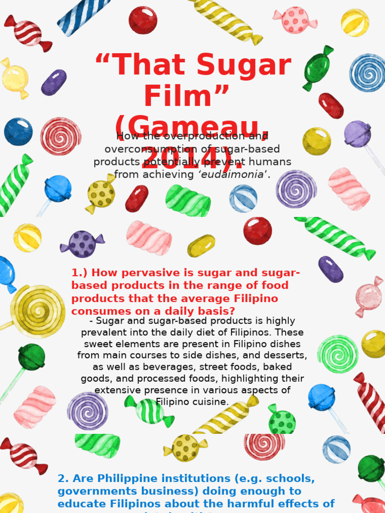 That Sugar Film 2014. G10 Presentation | PDF