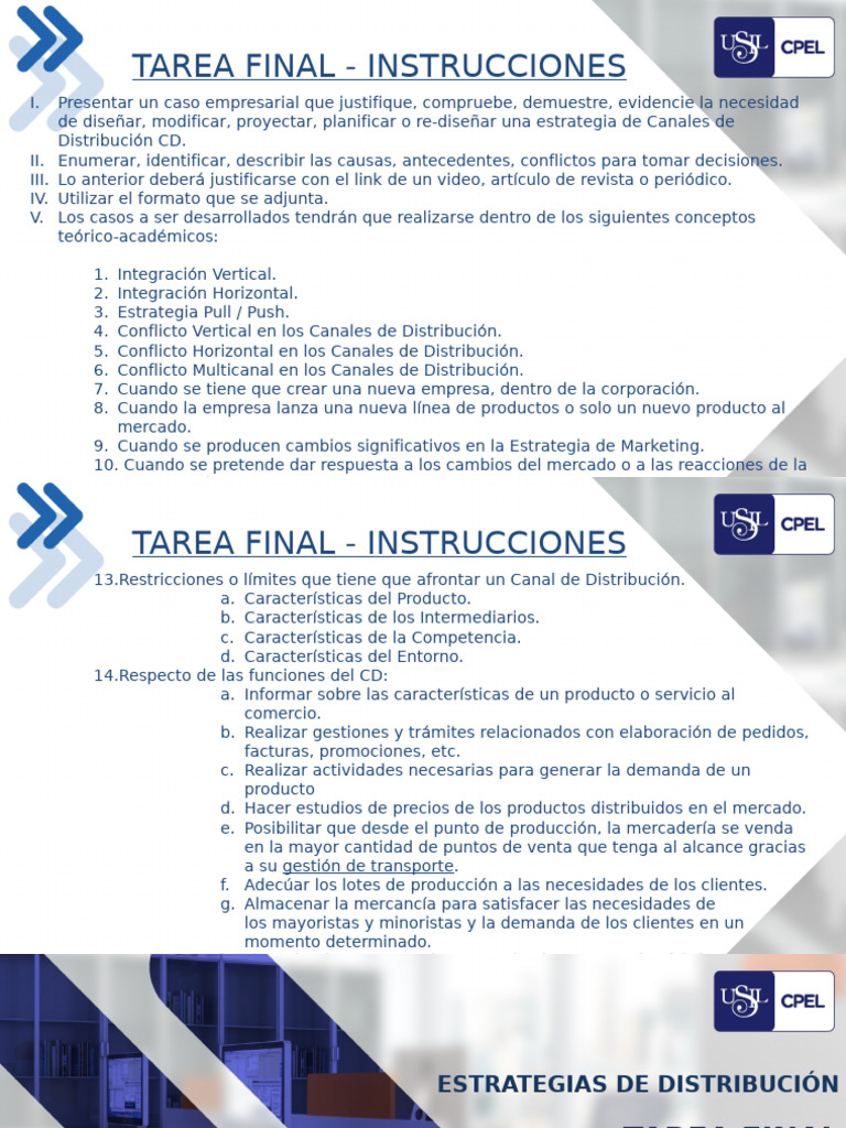 Estrategias de Distribución- Tarea Final 2024 + evidencia teorico-academica-2 (1) | PDF ...