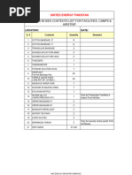 HSE - First Aid Box Inspection Checklist | PDF