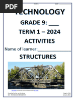 Technology Grade 9 ATP 2025 | PDF | Beam (Structure) | Mechanical ...