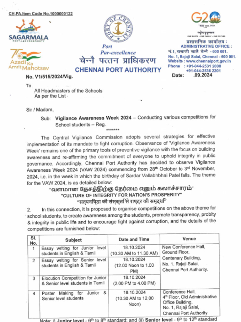 Letter To Schools | PDF