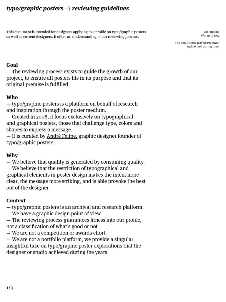 Typographic Reviewing Guidelines | PDF | Typography | Image