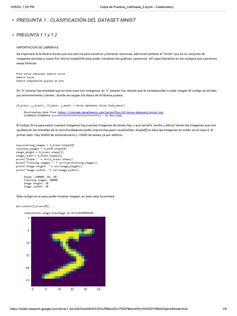 Practica - Calificada - 3.ipynb - Colaboratory | PDF | Aprendizaje automático | Neurociencia ...