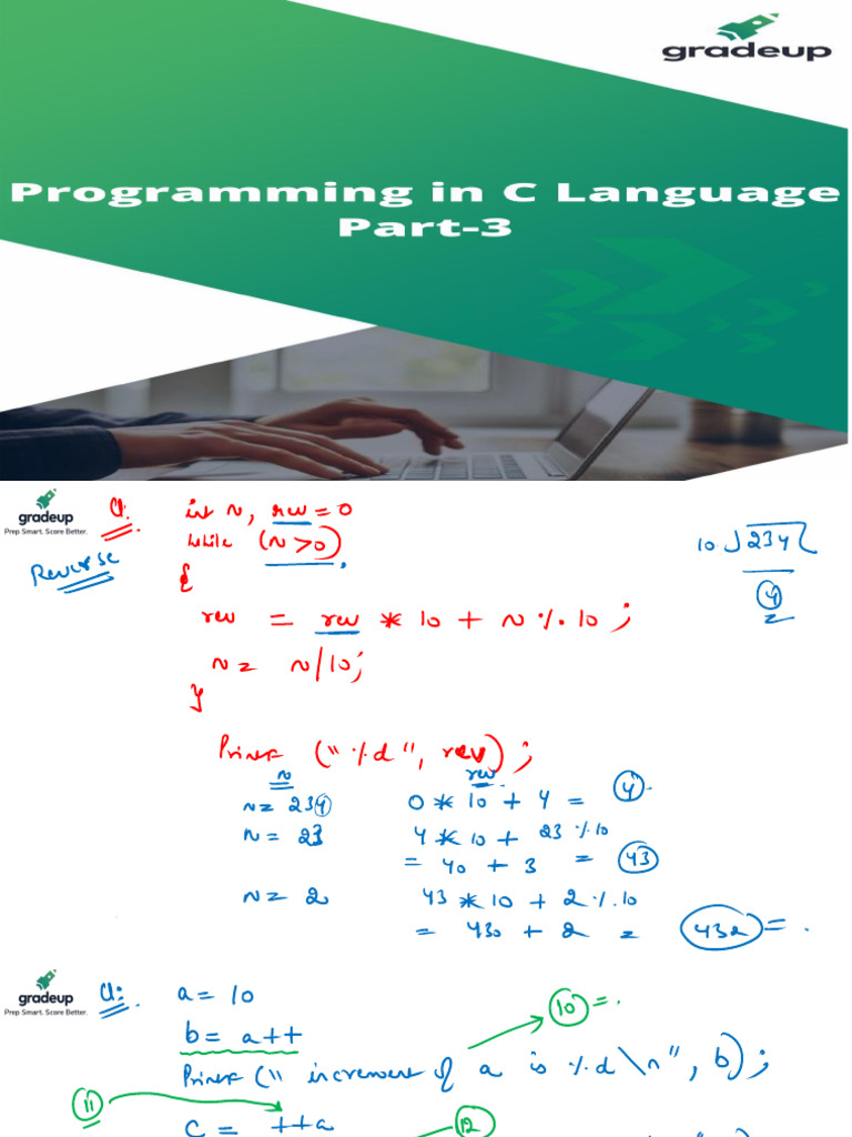 Programming in C Language Part 3 New 16 | PDF