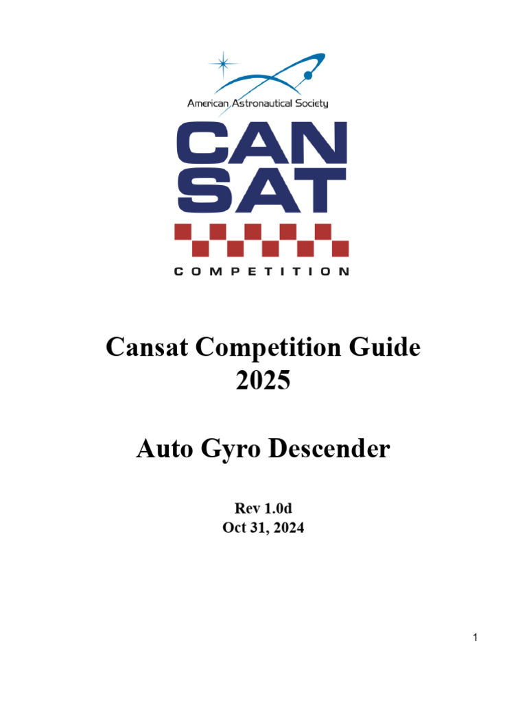 CanSat Mission Guide 2025d | PDF | Telemetry