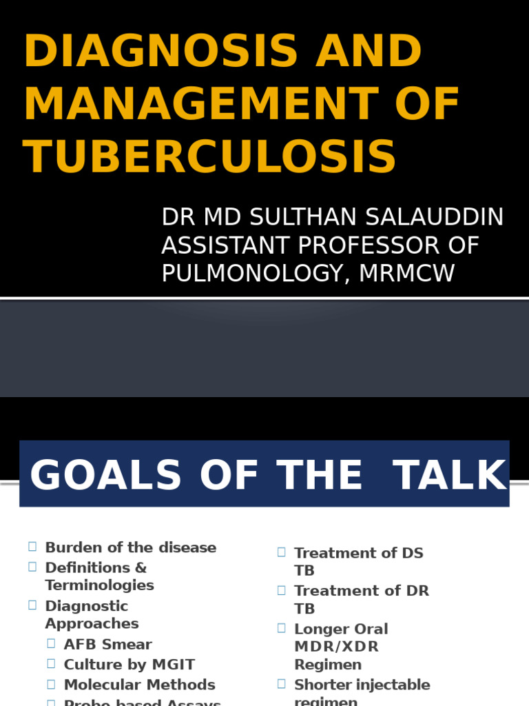 Management of Tuberculosis New | PDF | Tuberculosis | Biology