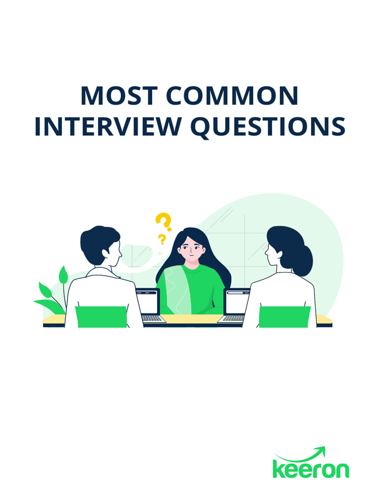 Most Common Interview Questions | PDF | Behavior Modification ...