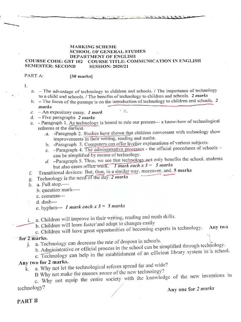 GST 102 Past Question | PDF