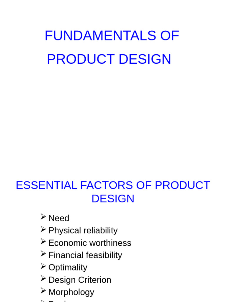 Fundamentals of Product Design | PDF | Stress (Mechanics) | Physical ...