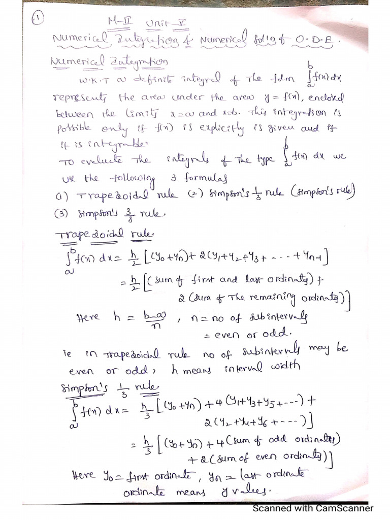 (MATHAMATICS-II) UNIT-5 (Notes Pg-46) | PDF