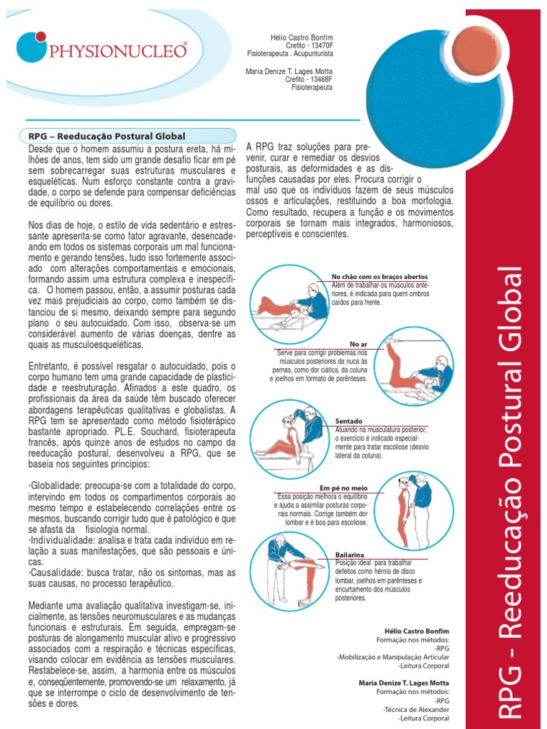 Reeducação Postural Global (RPG): Princípios, Benefícios e Exercícios ...