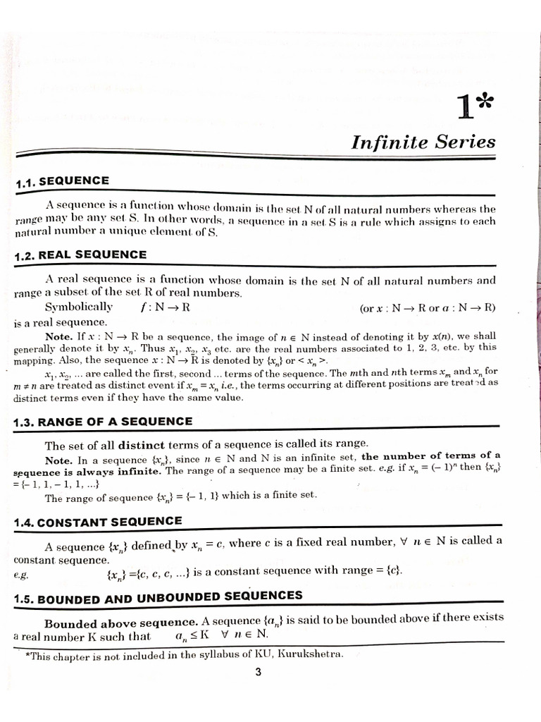 Sequence and Series | PDF