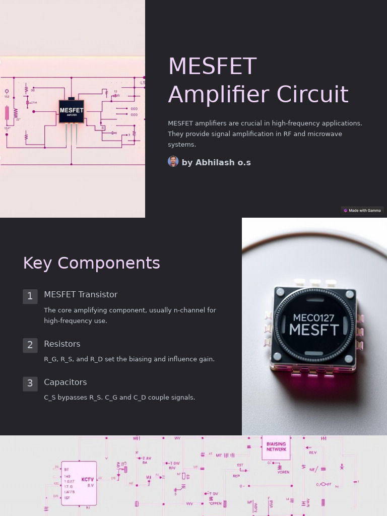 MESFET-Amplifier-Circuit | PDF