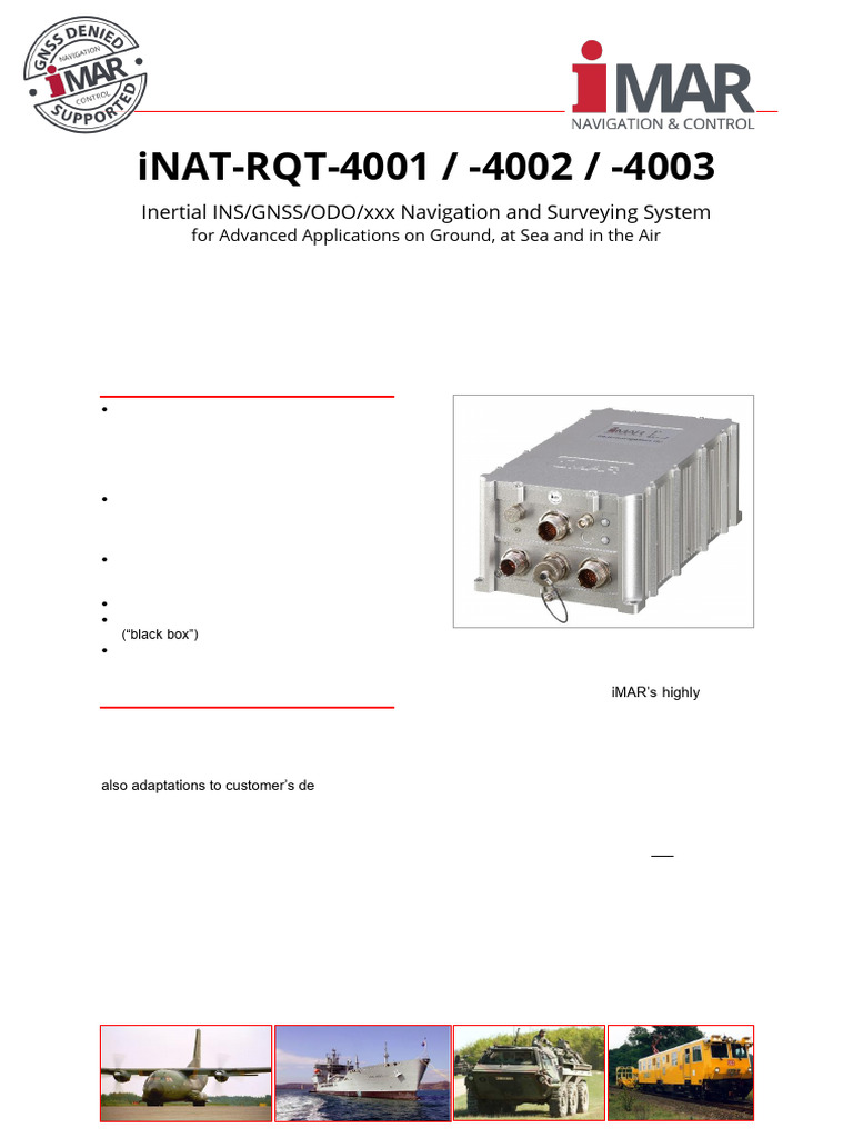 NAT_RQT_400x_en | PDF | Inertial Navigation System | Computer Engineering