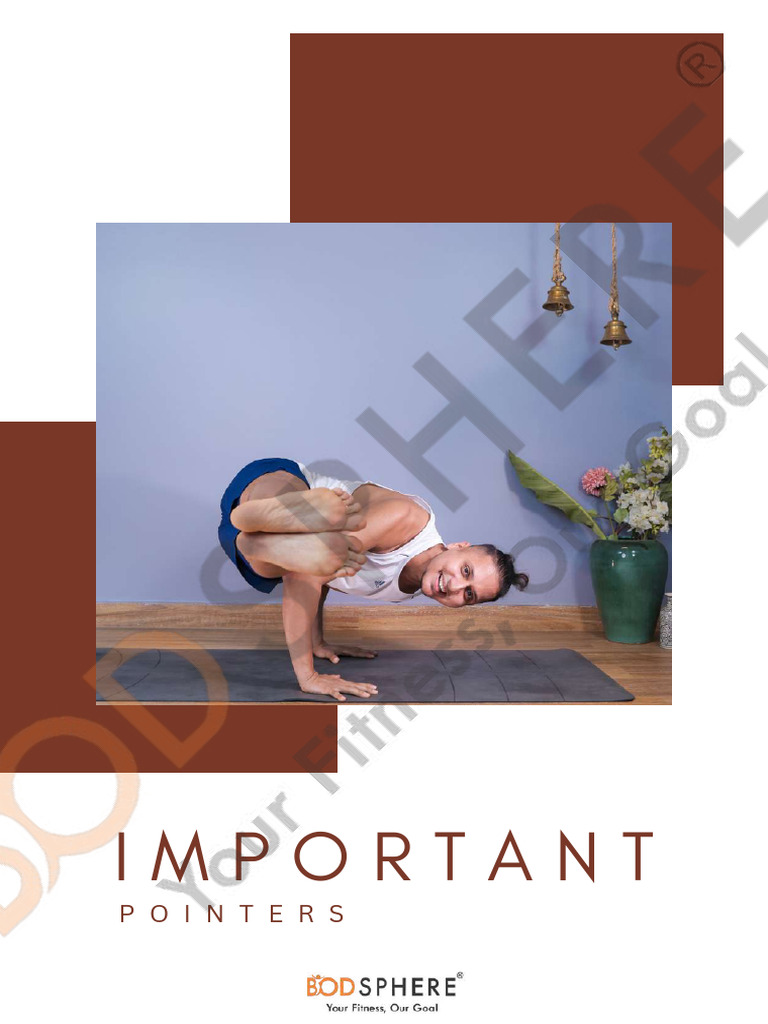 Important Pointers (Udemy - 300-Hrs Yoga Teacher Training) | PDF