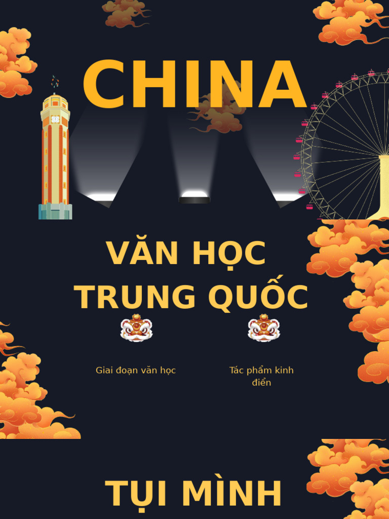 Dark Gray Red History China Educational Presentation | PDF