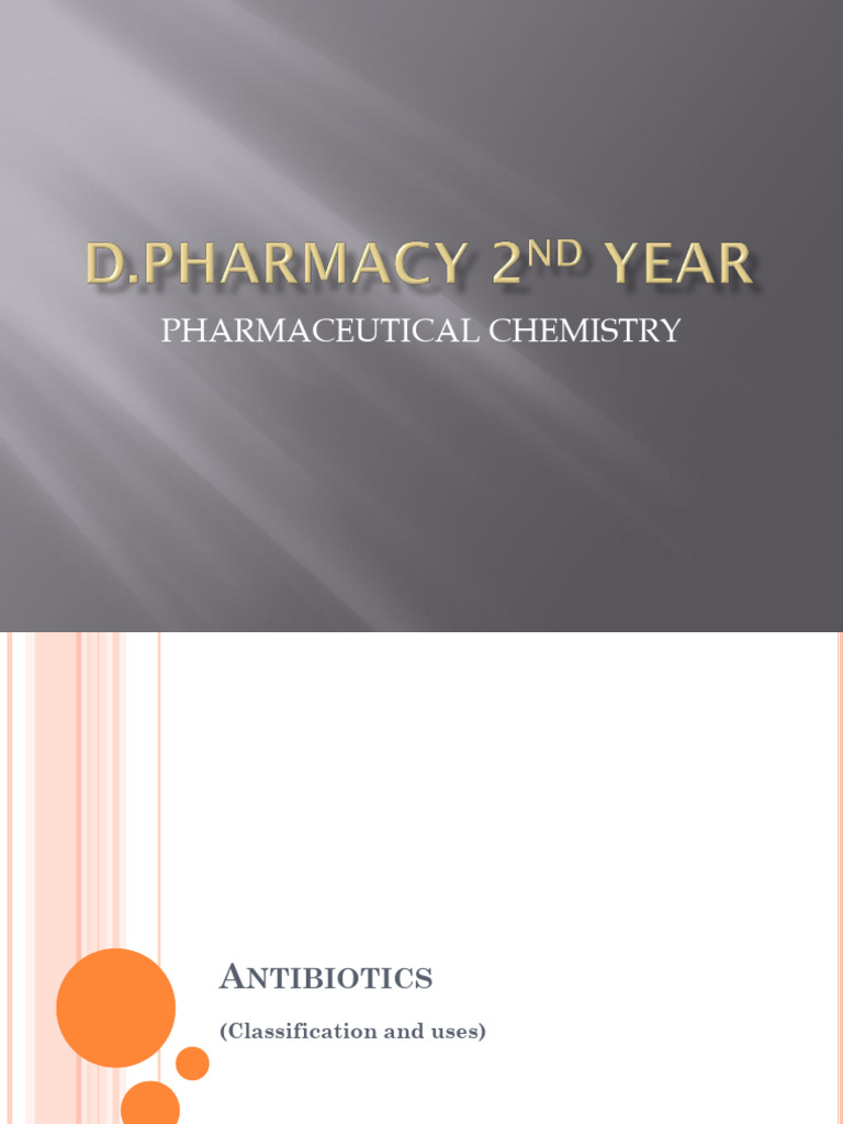 2nd Year Contents of D Pharmacy | PDF | Epilepsy | Penicillin