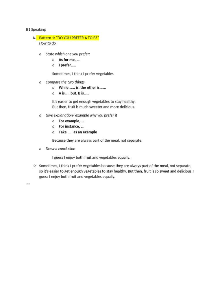 B1 - EC1 - Speaking | PDF