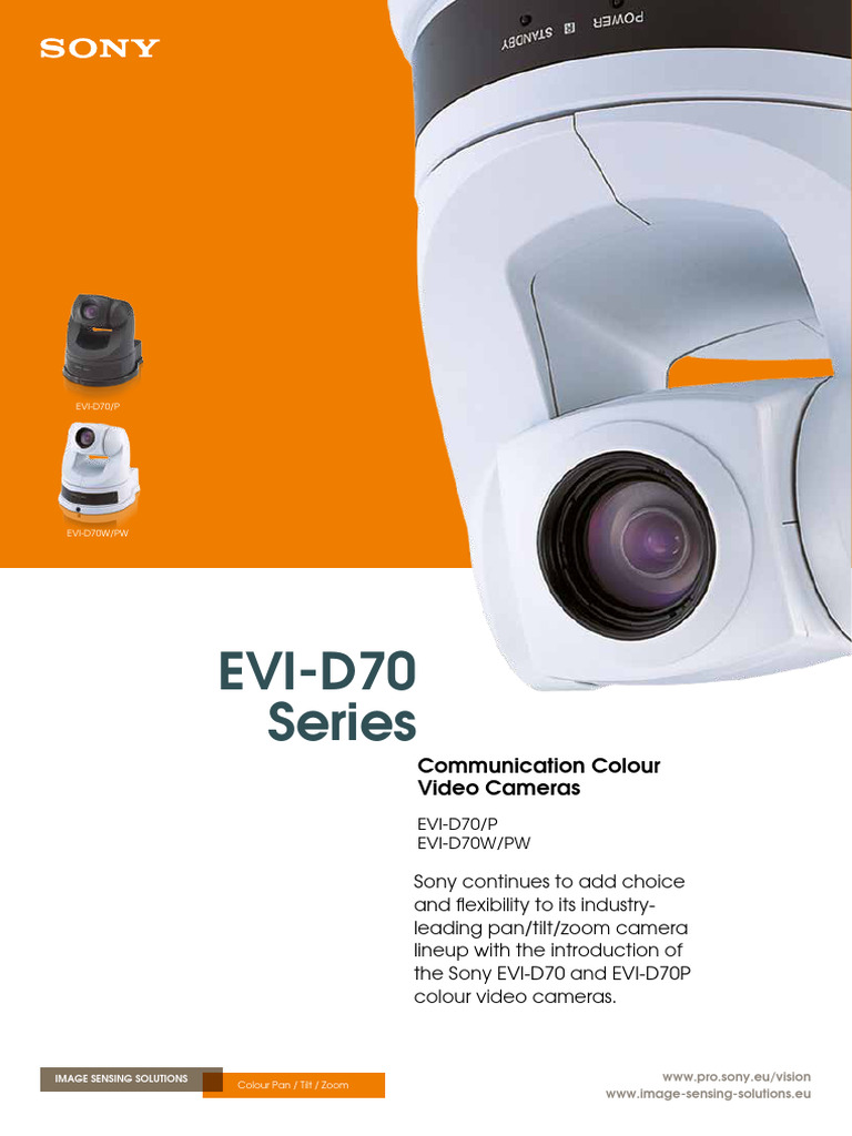 EVI-D70_SERIES_02-14_LR | PDF | Camera | Zoom Lens