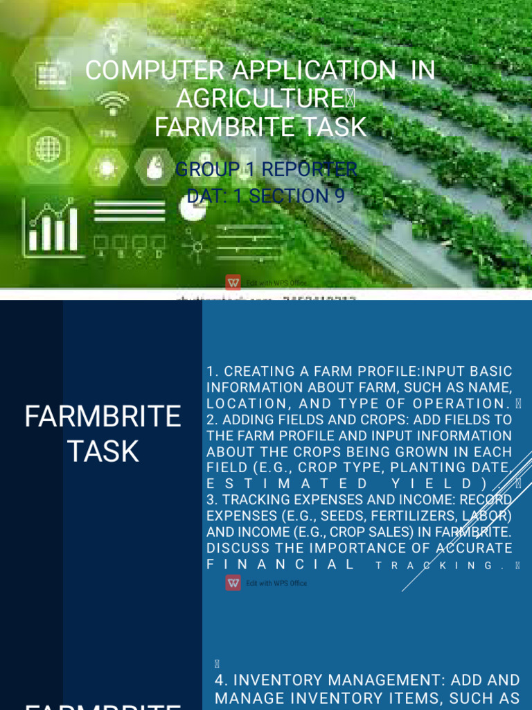 Farmbrite App: Managing Farm Records | PDF | Expense | Inventory