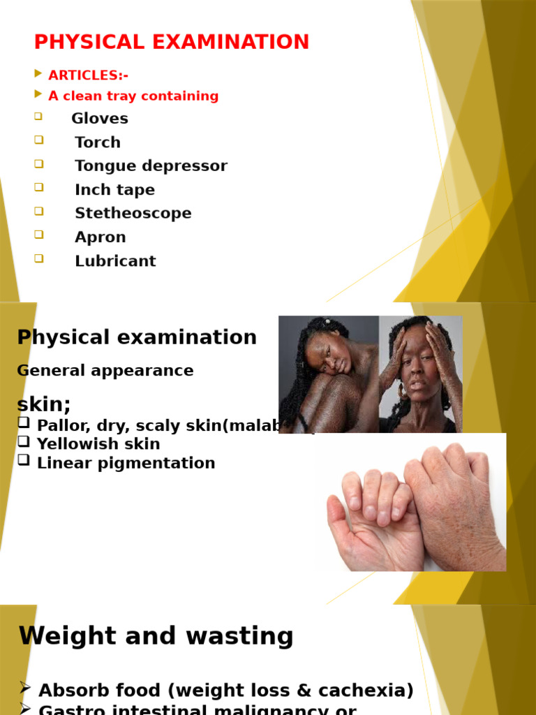 Physical Examination | PDF | Pain | Abdomen
