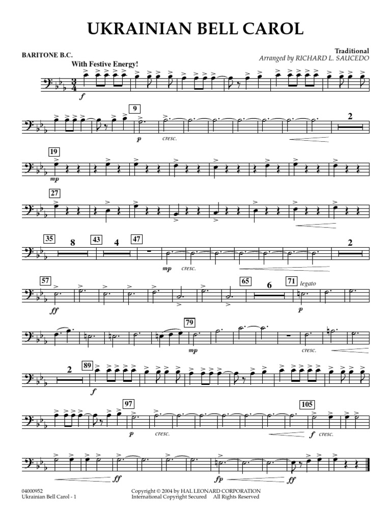 Baritone Horn, Bass Clef | PDF