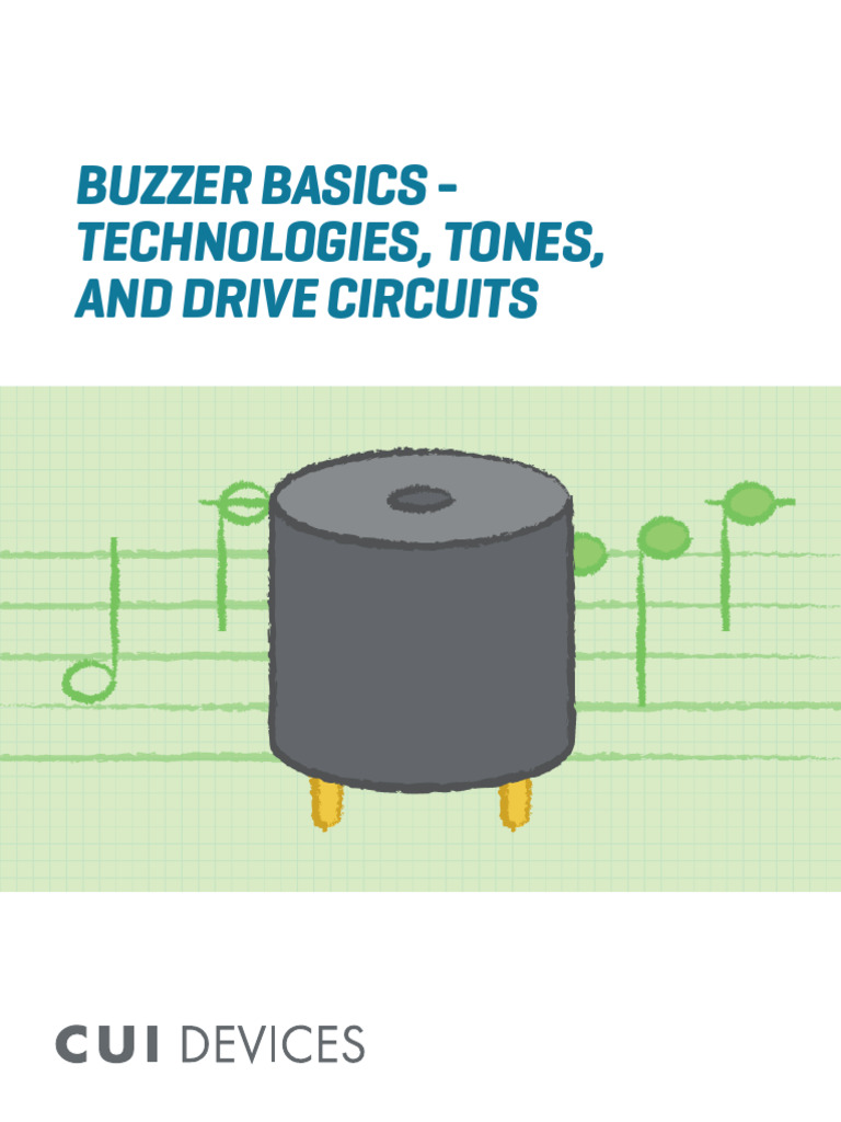 Buzzer Technologies and Drive Circuits | PDF | Electrical Engineering ...