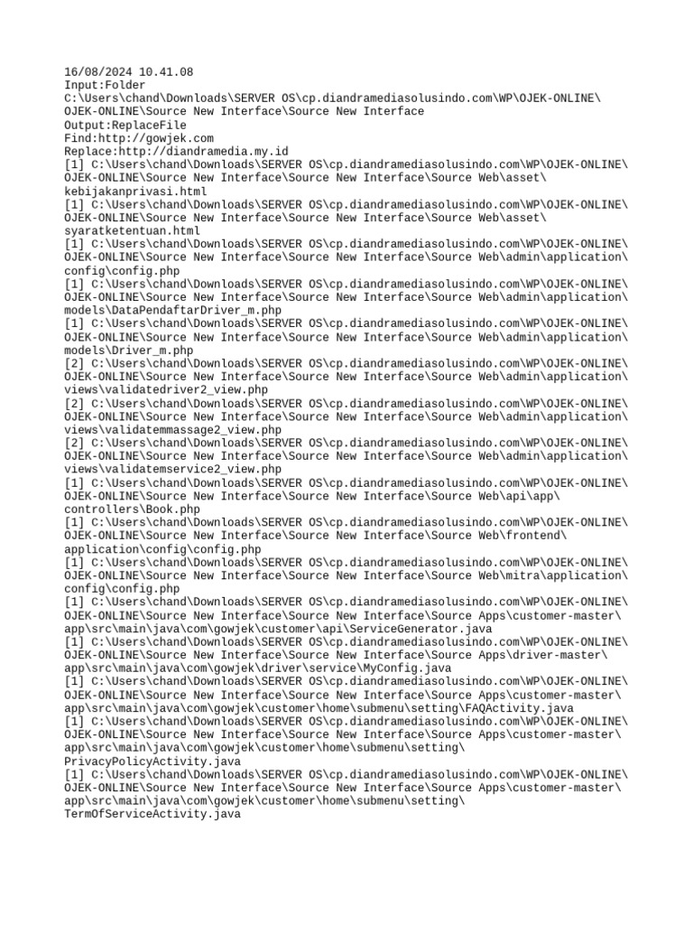 TextCrawler Log | PDF | Mobile App | Application Software