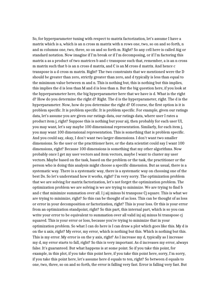 38.9 - Hyperparameter tuning.mp4 | PDF | Matrix (Mathematics) | Derivative 38.9 - Hyperparameter tuning.mp4 | PDF | Matrix (Mathematics) | Derivative