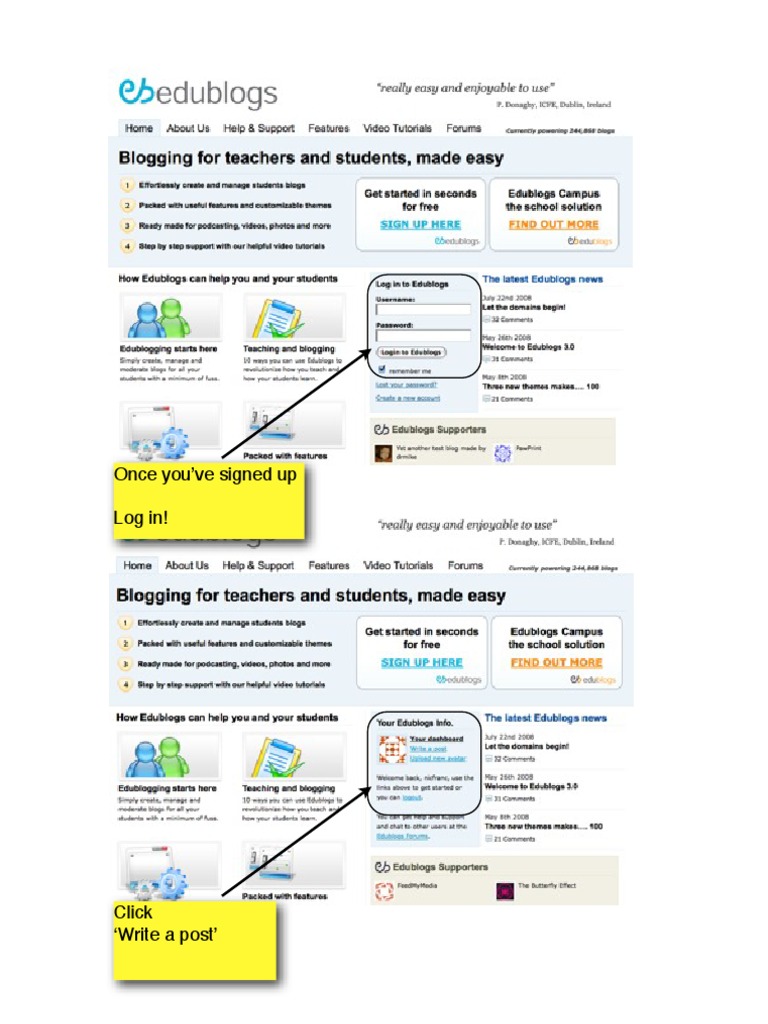 Edublogs | PDF
