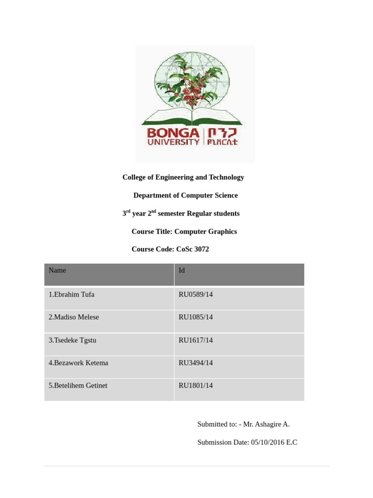 Group1 graphics LLL | PDF | Data Compression | Multidimensional Signal Processing