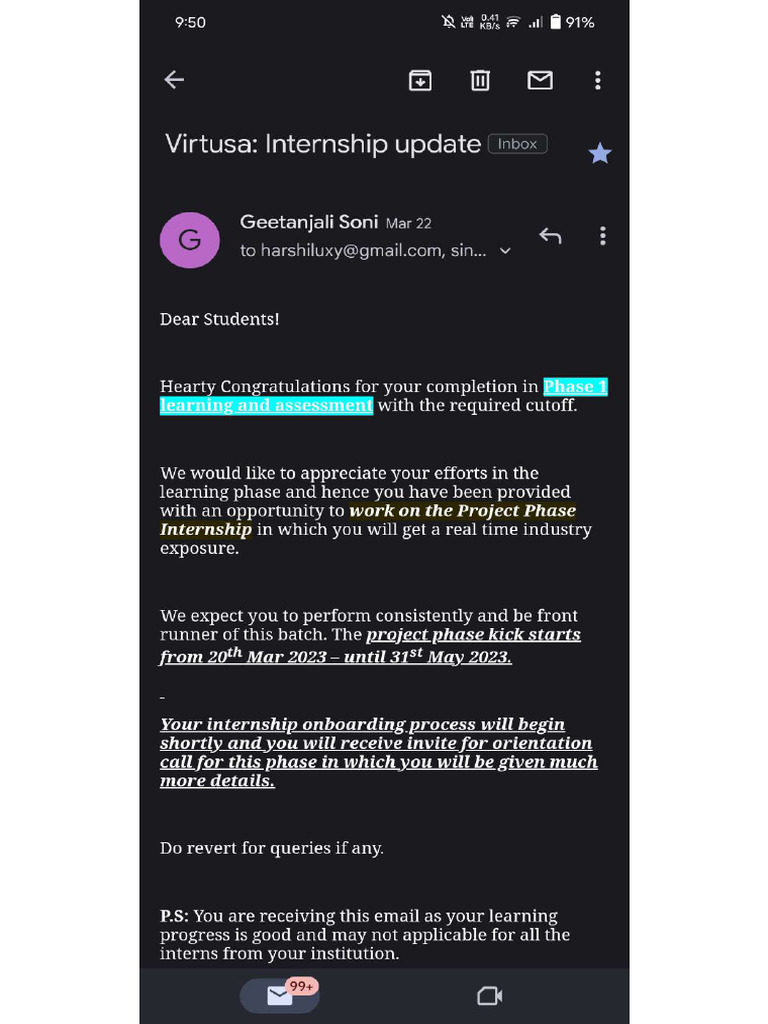 Virtusa Learning Phase | PDF