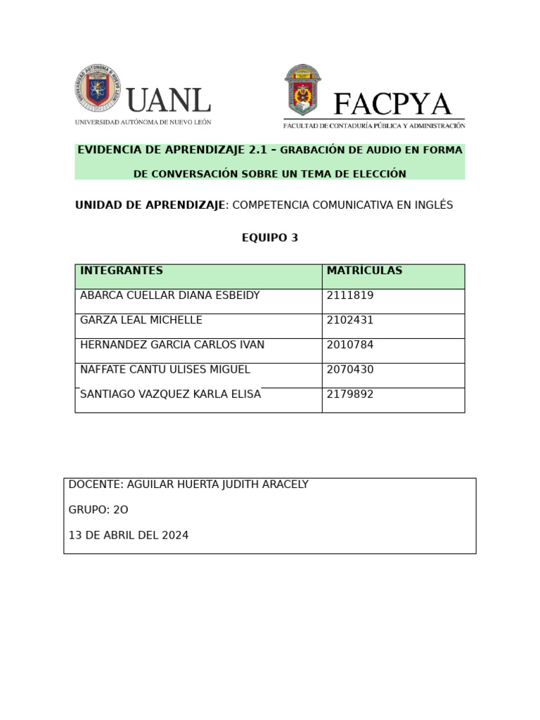 EV2_EQ3_COCOMING | PDF