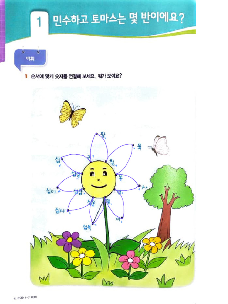 Coreano Básico Libro Práctica N1-2 Cap 1 Resuelto | PDF