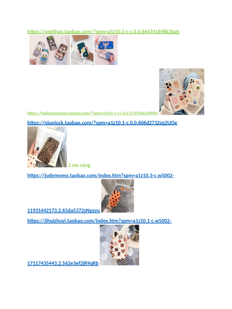 Taobao phụ kiện | PDF | Vietnam