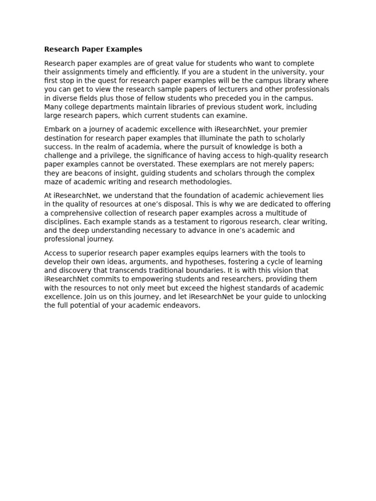 Essential Research Paper Examples Guide | PDF | Career & Growth | Art