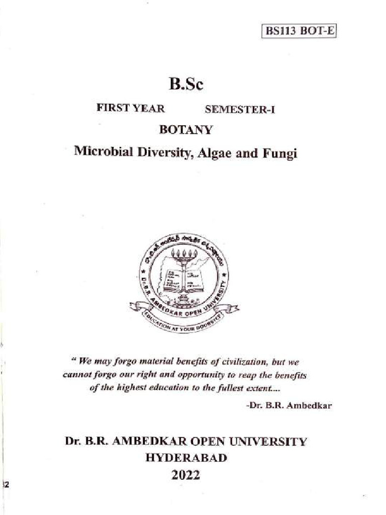 BSC Titles | PDF | Plants | Botany