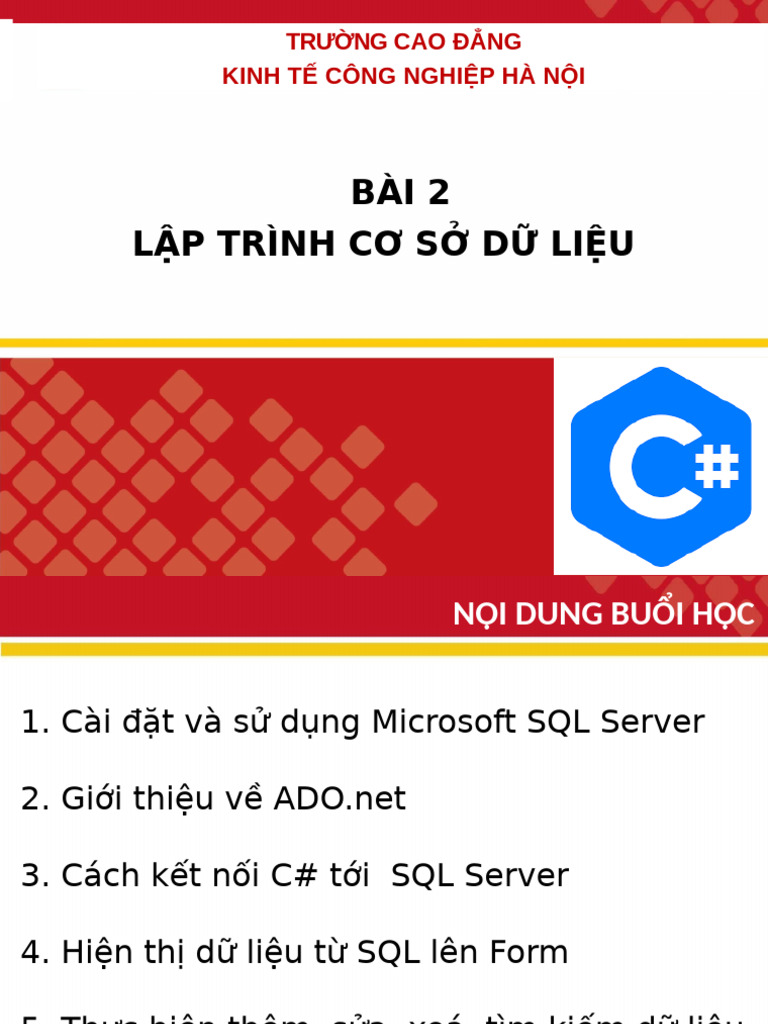 Slide Form NC Buoi4 5 6 | PDF