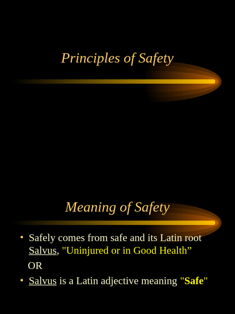 Ch. 01_Principles of Safety | PDF | Safety | Occupational Hygiene