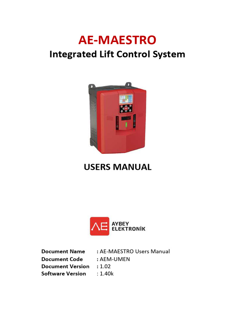 Aem-Umen 1 102 | PDF | Elevator | Electric Motor