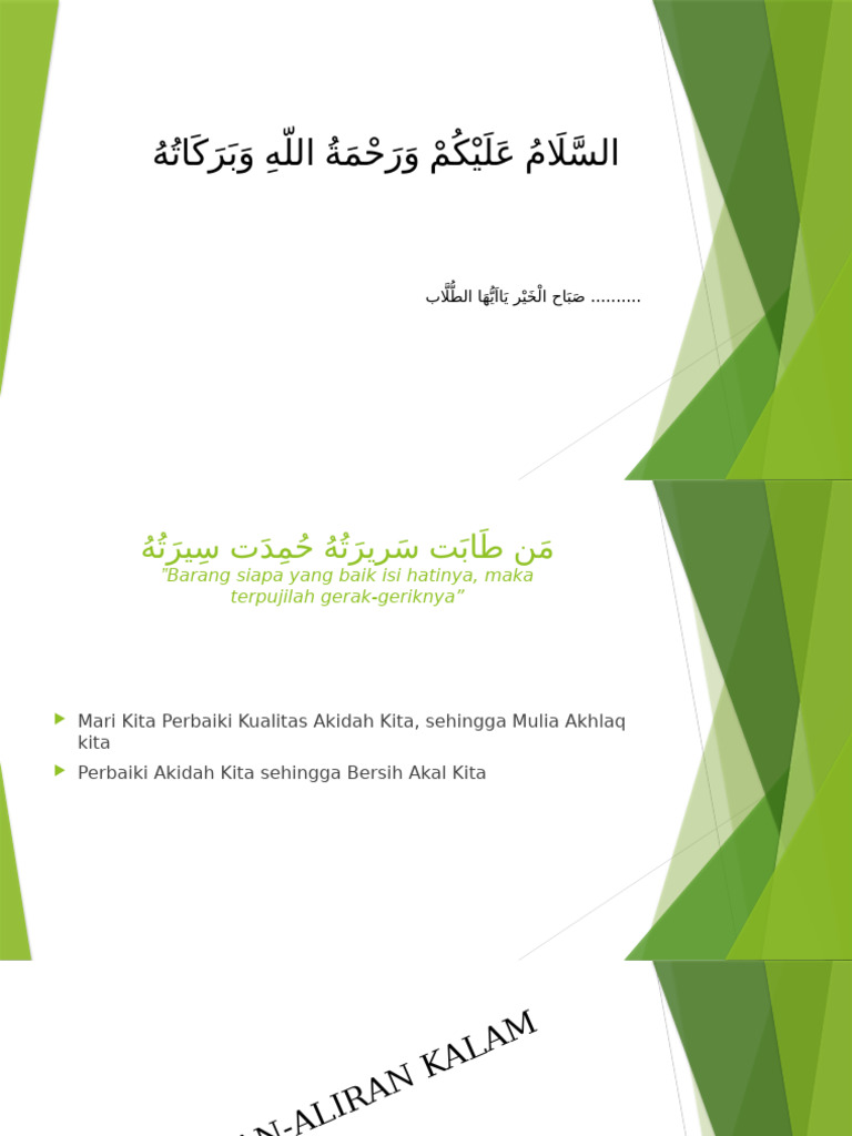Aliran Ilmu Kalam Pdf