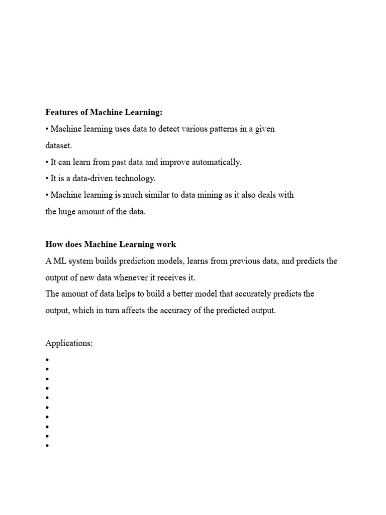 what is machine learning | PDF | Machine Learning | Statistical ... what is machine learning | PDF | Machine Learning | Statistical ...