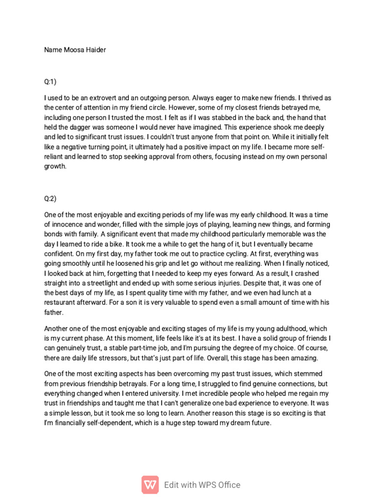 Document Moosa | PDF | Social Psychology