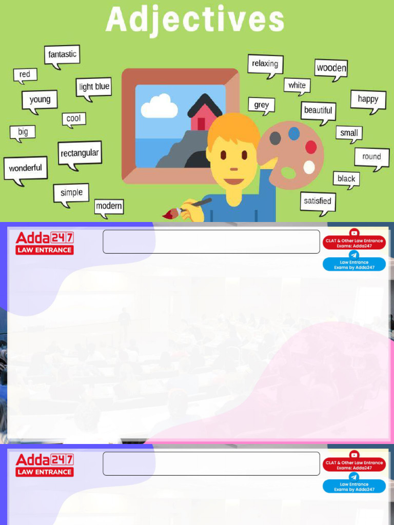 Lecture 7 Adjectives-1 | PDF | Adjective | Grammar